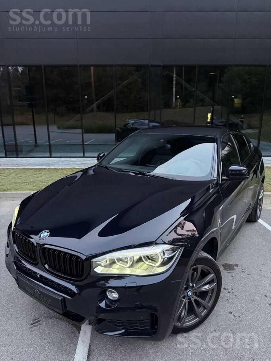 Melns BMW X6 2016 Rīga, ar dzinēja tilpumu 3.00 L un nobraukumu 293 tūkst. km par 21900 €, foto 3 vietnē AUTOMOTO.COM.LV
