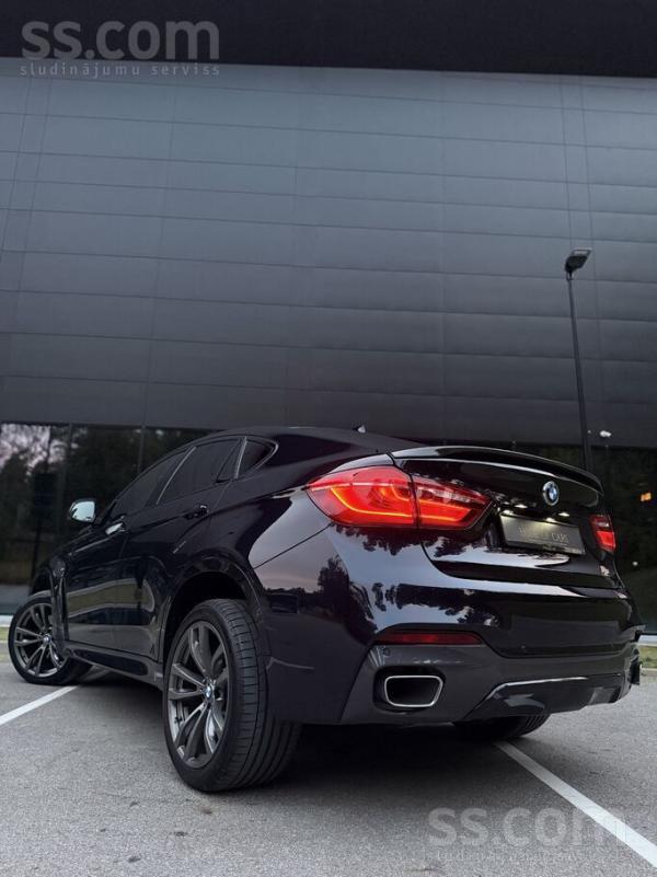 Melns BMW X6 2016 Rīga, ar dzinēja tilpumu 3.00 L un nobraukumu 293 tūkst. km par 21900 €, foto 4 vietnē AUTOMOTO.COM.LV