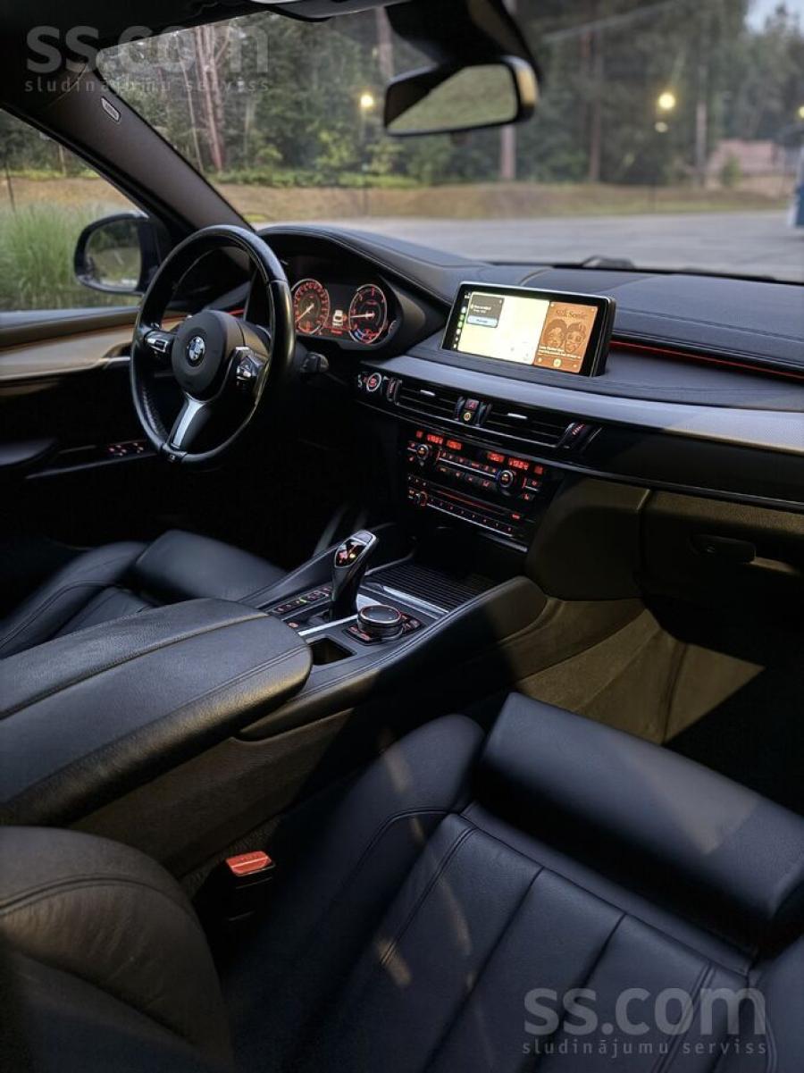 Melns BMW X6 2016 Rīga, ar dzinēja tilpumu 3.00 L un nobraukumu 293 tūkst. km par 21900 €, foto 25 vietnē AUTOMOTO.COM.LV