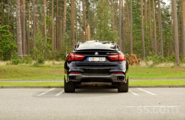 Melns BMW X6 2016 Rīga, ar dzinēja tilpumu 3.00 L un nobraukumu 181 tūkst. km par 23990 €, foto 7 vietnē AUTOMOTO.COM.LV