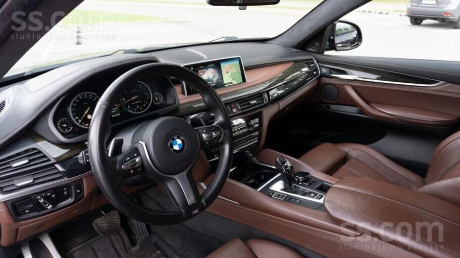 Melns BMW X6 2016 Rīga, ar dzinēja tilpumu 3.00 L un nobraukumu 181 tūkst. km par 23990 €, foto 11 vietnē AUTOMOTO.COM.LV