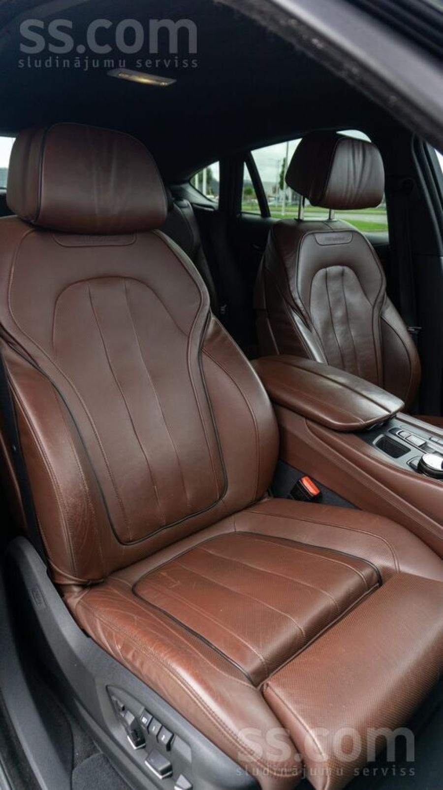 Melns BMW X6 2016 Rīga, ar dzinēja tilpumu 3.00 L un nobraukumu 181 tūkst. km par 23990 €, foto 30 vietnē AUTOMOTO.COM.LV