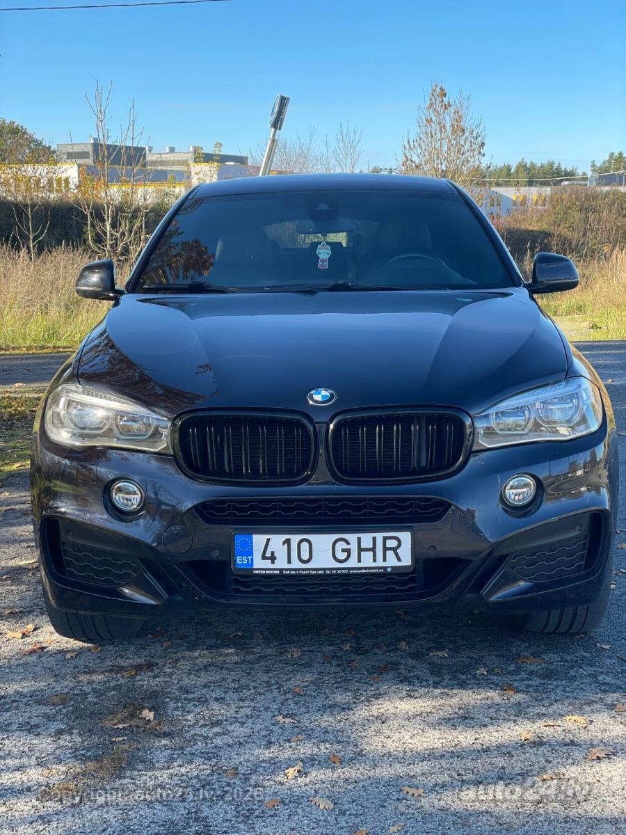 Melns BMW X6 2016 Saue, ar dzinēja tilpumu 3.00 L un nobraukumu 190 tūkst. km par 24900 €, foto 5 vietnē AUTOMOTO.COM.LV