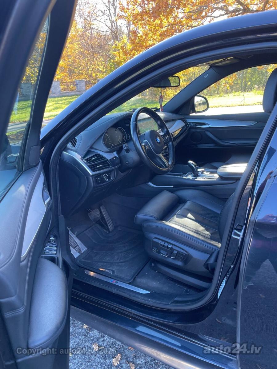 Melns BMW X6 2016 Saue, ar dzinēja tilpumu 3.00 L un nobraukumu 190 tūkst. km par 24900 €, foto 6 vietnē AUTOMOTO.COM.LV