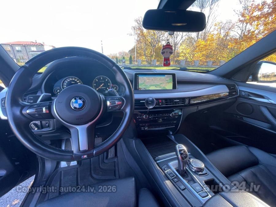 Melns BMW X6 2016 Saue, ar dzinēja tilpumu 3.00 L un nobraukumu 190 tūkst. km par 24900 €, foto 7 vietnē AUTOMOTO.COM.LV