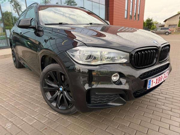 Melns BMW X6 2016 Utena, ar dzinēja tilpumu 2.99 L un nobraukumu 210 tūkst. km par 21700 €, foto 1 vietnē AUTOMOTO.COM.LV