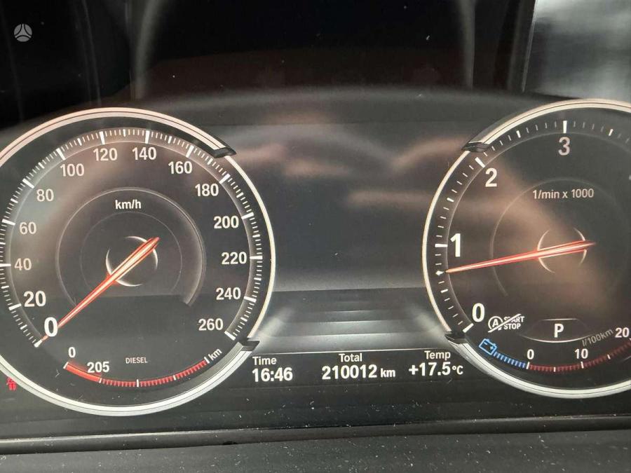 Black BMW X6 2016 in Utena, with an engine capacity of 2.99 L and mileage of 210 thousand km for 21700 €, photo 14 on AUTOMOTO.COM.LV