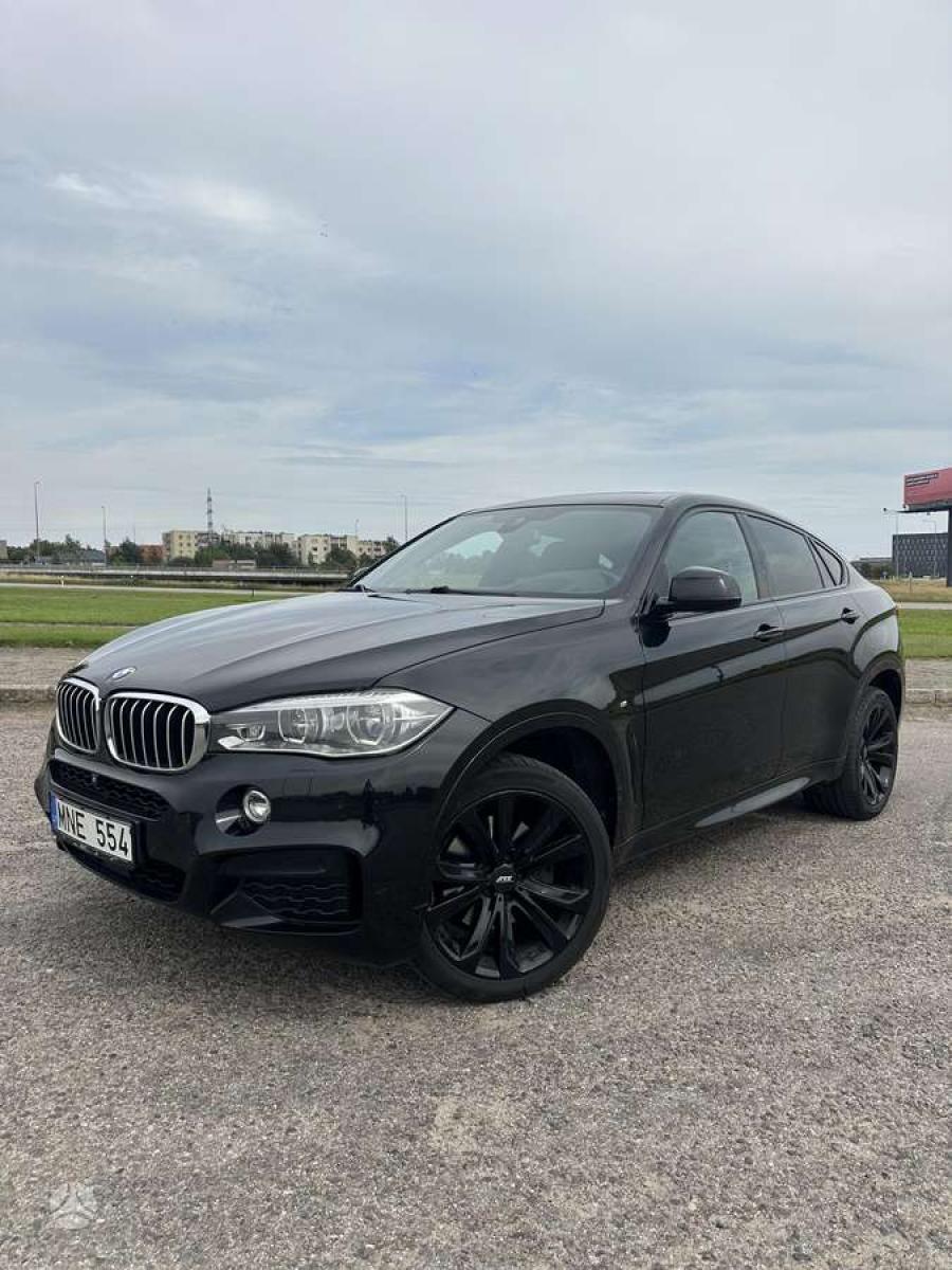 Melns BMW X6 2016 Kauņa, ar dzinēja tilpumu 0.00 L un nobraukumu 213 tūkst. km par 19500 €, foto 3 vietnē AUTOMOTO.COM.LV