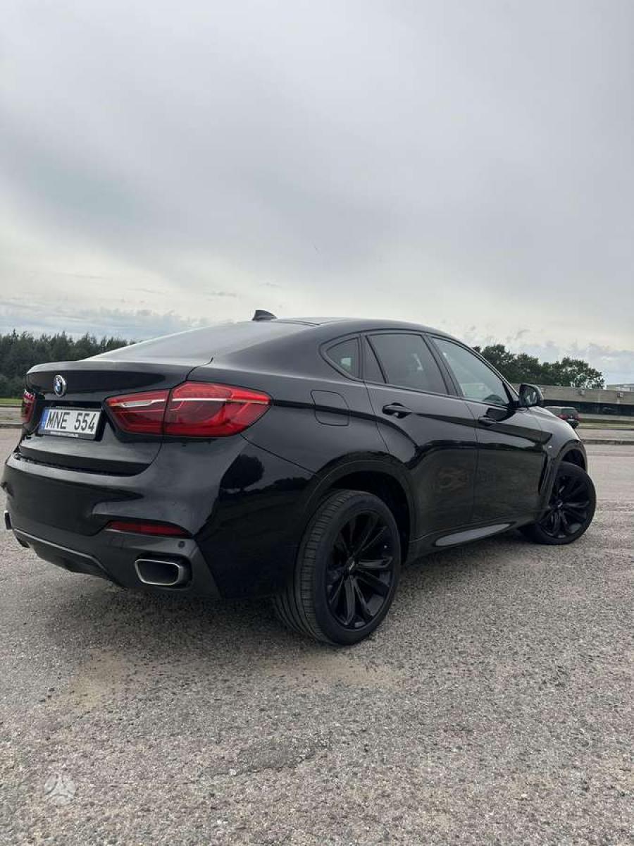 Melns BMW X6 2016 Kauņa, ar dzinēja tilpumu 0.00 L un nobraukumu 213 tūkst. km par 19500 €, foto 4 vietnē AUTOMOTO.COM.LV