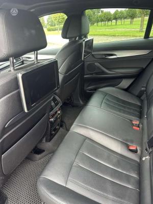 Melns BMW X6 2016 Kauņa, ar dzinēja tilpumu 0.00 L un nobraukumu 213 tūkst. km par 19500 €, foto 7 vietnē AUTOMOTO.COM.LV