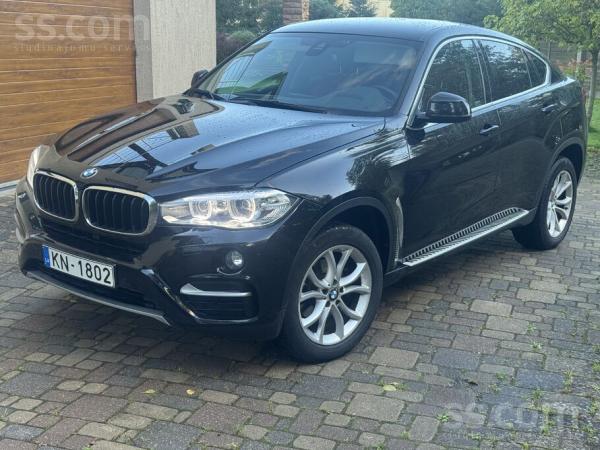 BMW X6 2016 in Riga on AUTOMOTO.COM.LV Black BMW X6 2016 in Riga, with an engine capacity of 3.00 L and mileage of 101 thousand km for 29500 €, photo 1 on AUTOMOTO.COM.LV