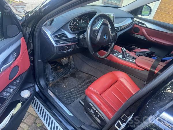 BMW X6 2016 in Riga on AUTOMOTO.COM.LV Black BMW X6 2016 in Riga, with an engine capacity of 3.00 L and mileage of 101 thousand km for 29500 €, photo 9 on AUTOMOTO.COM.LV