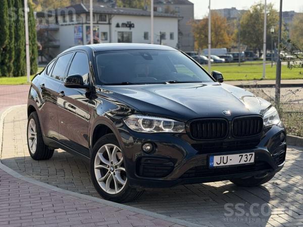 Melns BMW X6 2016 Aizkraukle, ar dzinēja tilpumu 3.00 L un nobraukumu 165 tūkst. km par 24700 €, foto 1 vietnē AUTOMOTO.COM.LV