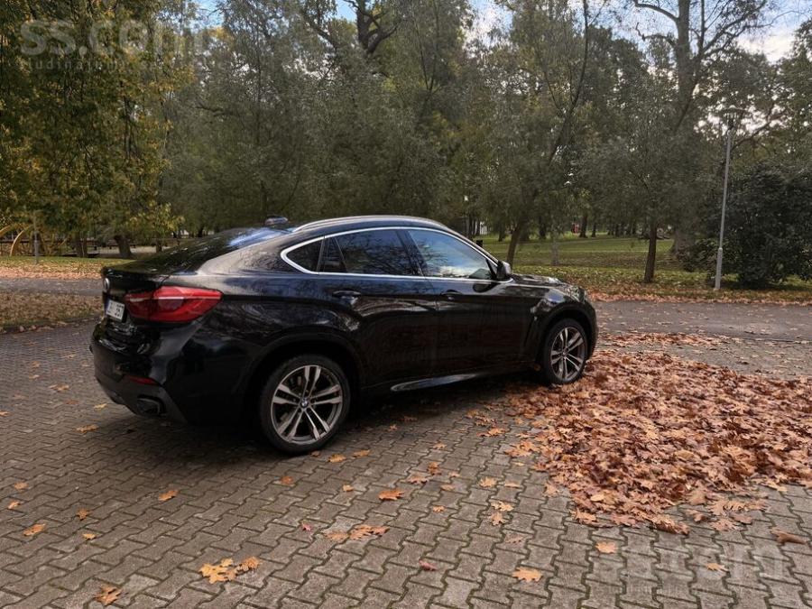 Melns BMW X6 2016 Ventspils, ar dzinēja tilpumu 3.00 L un nobraukumu 252 tūkst. km par 19999 €, foto 6 vietnē AUTOMOTO.COM.LV
