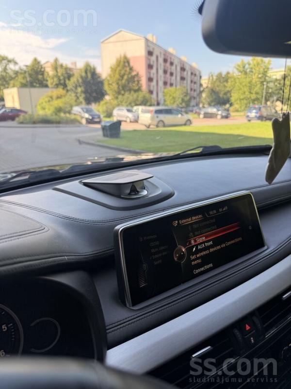 Melns BMW X6 2016 Ventspils, ar dzinēja tilpumu 3.00 L un nobraukumu 252 tūkst. km par 19999 €, foto 7 vietnē AUTOMOTO.COM.LV