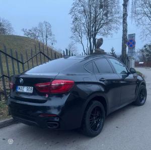 Melns BMW X6 2017 Kauņa, ar dzinēja tilpumu 2.99 L un nobraukumu 269 tūkst. km par 25900 €, foto 2 vietnē AUTOMOTO.COM.LV