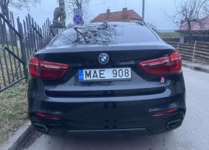 Melns BMW X6 2017 Kauņa, ar dzinēja tilpumu 2.99 L un nobraukumu 269 tūkst. km par 25900 €, foto 4 vietnē AUTOMOTO.COM.LV