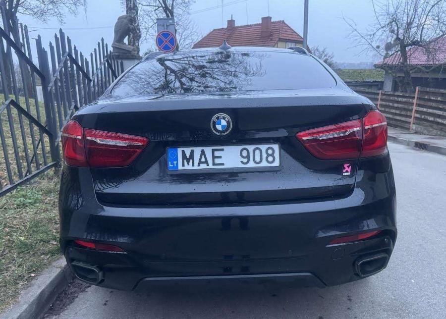 Melns BMW X6 2017 Kauņa, ar dzinēja tilpumu 2.99 L un nobraukumu 269 tūkst. km par 25900 €, foto 4 vietnē AUTOMOTO.COM.LV