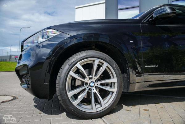 Melns BMW X6 2017 Kauņa, ar dzinēja tilpumu 3.00 L un nobraukumu 147 tūkst. km par 31950 €, foto 6 vietnē AUTOMOTO.COM.LV