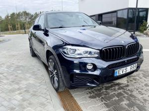 Black BMW X6 2017 in Vilnius, with an engine capacity of 2.99 L and mileage of 228 thousand km for 25600 €, photo 5 on AUTOMOTO.COM.LV