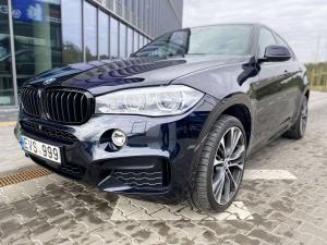 Black BMW X6 2017 in Vilnius, with an engine capacity of 2.99 L and mileage of 228 thousand km for 25600 €, photo 6 on AUTOMOTO.COM.LV