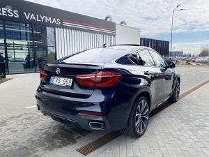 Black BMW X6 2017 in Vilnius, with an engine capacity of 2.99 L and mileage of 228 thousand km for 25600 €, photo 8 on AUTOMOTO.COM.LV