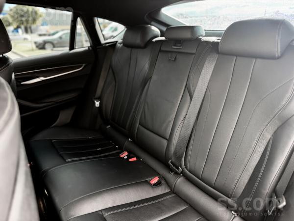 Черный БМВ Х6 2017 в Рига, объемом двигателя 3.00 л и пробегом 75 тыс. км за 29500 €, фото 7 на AUTOMOTO.COM.LV
