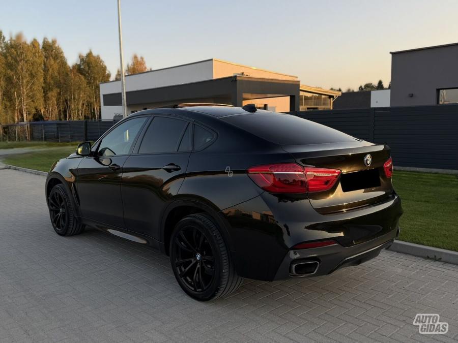 Melns BMW X6 2017 Mažeikiai, ar dzinēja tilpumu 3.00 L un nobraukumu 230 tūkst. km par 24999 €, foto 6 vietnē AUTOMOTO.COM.LV