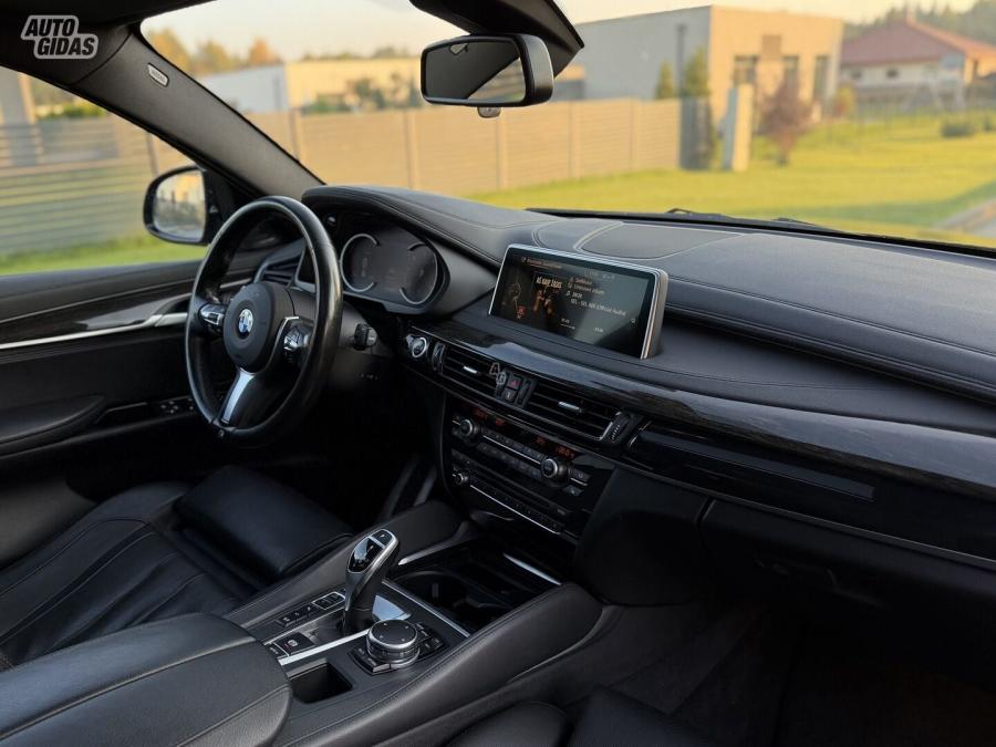 Melns BMW X6 2017 Mažeikiai, ar dzinēja tilpumu 3.00 L un nobraukumu 230 tūkst. km par 24999 €, foto 25 vietnē AUTOMOTO.COM.LV