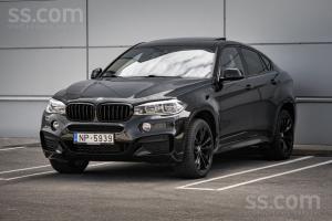 Melns BMW X6 2017 Rīga, ar dzinēja tilpumu 3.00 L un nobraukumu 282 tūkst. km par 21950 €, foto  vietnē AUTOMOTO.COM.LV