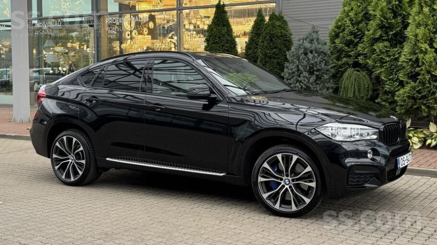 Melns BMW X6 2017 Rīga, ar dzinēja tilpumu 3.00 L un nobraukumu 199 tūkst. km par 21300 €, foto 1 vietnē AUTOMOTO.COM.LV