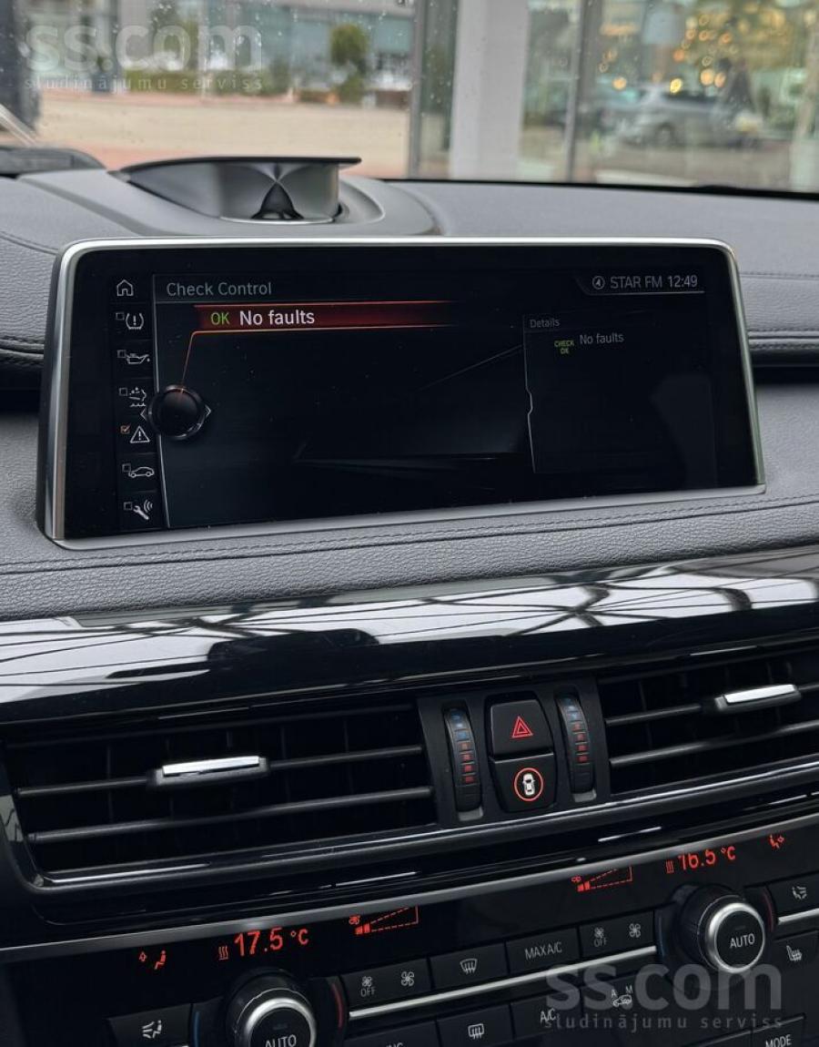 Melns BMW X6 2017 Rīga, ar dzinēja tilpumu 3.00 L un nobraukumu 199 tūkst. km par 21300 €, foto 23 vietnē AUTOMOTO.COM.LV