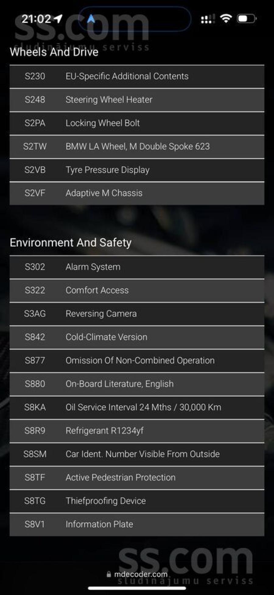 Black BMW X6 2018 in Riga, with an engine capacity of 3.00 L and mileage of 120 thousand km for 15500 €, photo 20 on AUTOMOTO.COM.LV
