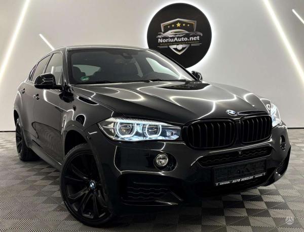 Melns BMW X6 2018 Marijampole, ar dzinēja tilpumu 2.99 L un nobraukumu 216 tūkst. km par 28450 €, foto 1 vietnē AUTOMOTO.COM.LV