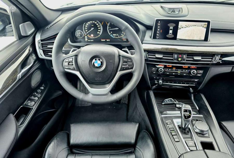 Melns BMW X6 2018 Tauragė, ar dzinēja tilpumu 2.99 L un nobraukumu 153 tūkst. km par 30950 €, foto 15 vietnē AUTOMOTO.COM.LV