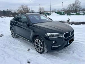 Black BMW X6 2018 in Vilnius, with an engine capacity of 2.99 L and mileage of 81 thousand km for 34900 €, photo 3 on AUTOMOTO.COM.LV