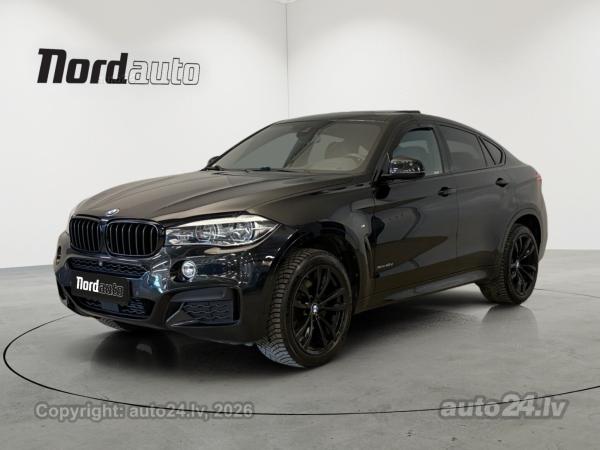 Black BMW X6 2018 in Tallinn, with an engine capacity of 3.00 L and mileage of 188 thousand km for 29900 €, photo 1 on AUTOMOTO.COM.LV