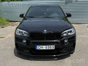 Black BMW X6 2018 in Riga, with an engine capacity of 3.00 L and mileage of 137 thousand km for 29699 €, photo  on AUTOMOTO.COM.LV