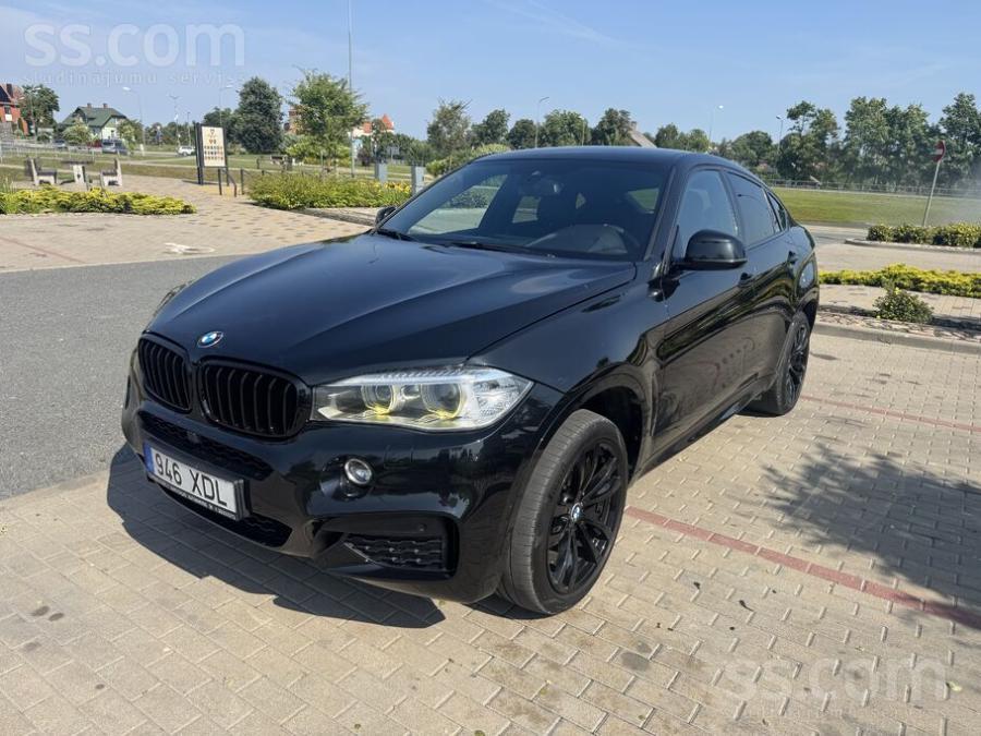 Melns BMW X6 2018 Bauska, ar dzinēja tilpumu 3.00 L un nobraukumu 0 tūkst. km par 19990 €, foto 1 vietnē AUTOMOTO.COM.LV