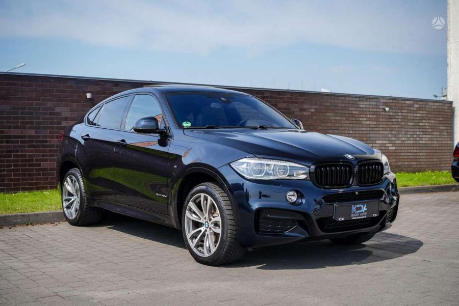 Melns BMW X6 2018 Marijampole, ar dzinēja tilpumu 2.99 L un nobraukumu 187 tūkst. km par 30950 €, foto 1 vietnē AUTOMOTO.COM.LV