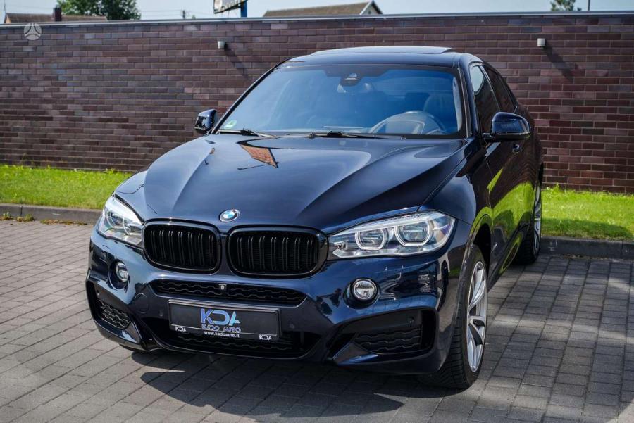 Melns BMW X6 2018 Marijampole, ar dzinēja tilpumu 2.99 L un nobraukumu 187 tūkst. km par 30950 €, foto 5 vietnē AUTOMOTO.COM.LV