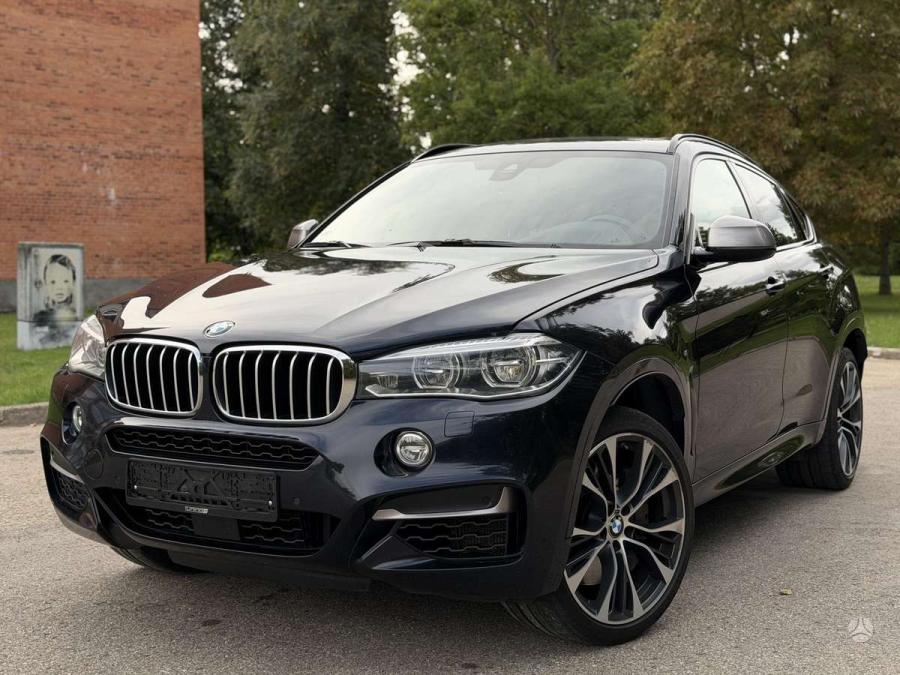 Черный БМВ Х6 2018 в Рокишкис, объемом двигателя 2.99 л и пробегом 270 тыс. км за 19850 €, фото 1 на AUTOMOTO.COM.LV