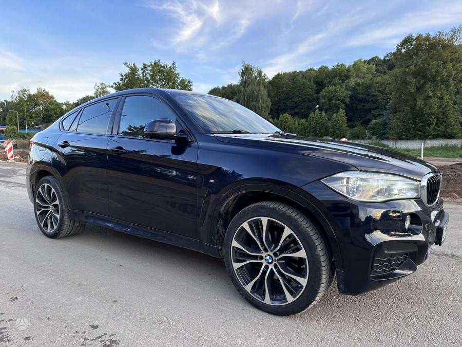 Melns BMW X6 2018 Kauņa, ar dzinēja tilpumu 2.99 L un nobraukumu 186 tūkst. km par 26000 €, foto 1 vietnē AUTOMOTO.COM.LV