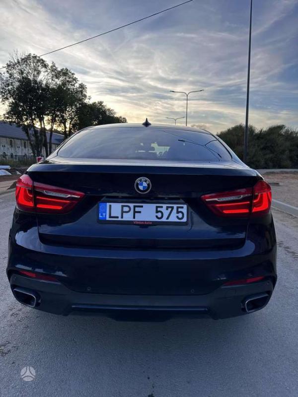 Melns BMW X6 2018 Kauņa, ar dzinēja tilpumu 2.99 L un nobraukumu 186 tūkst. km par 26000 €, foto 5 vietnē AUTOMOTO.COM.LV