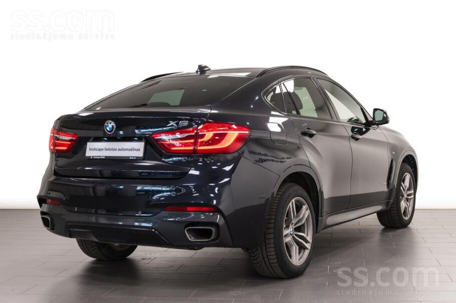 Black BMW X6 2019 in Riga, with an engine capacity of 3.00 L and mileage of 208 thousand km for 28900 €, photo 2 on AUTOMOTO.COM.LV