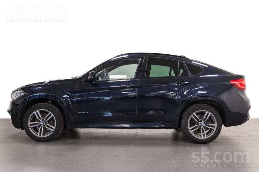 Black BMW X6 2019 in Riga, with an engine capacity of 3.00 L and mileage of 208 thousand km for 28900 €, photo 8 on AUTOMOTO.COM.LV