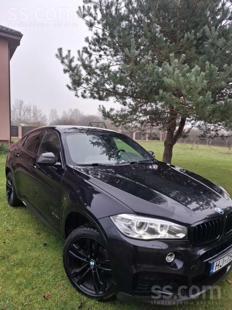Melns BMW X6 2019 Rīga, ar dzinēja tilpumu 3.00 L un nobraukumu 150 tūkst. km par 35750 €, foto 2 vietnē AUTOMOTO.COM.LV