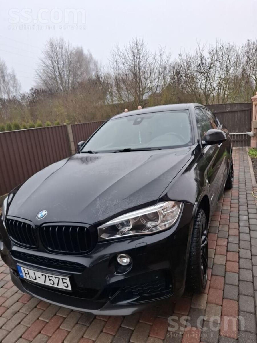 Melns BMW X6 2019 Rīga, ar dzinēja tilpumu 3.00 L un nobraukumu 150 tūkst. km par 35750 €, foto 5 vietnē AUTOMOTO.COM.LV