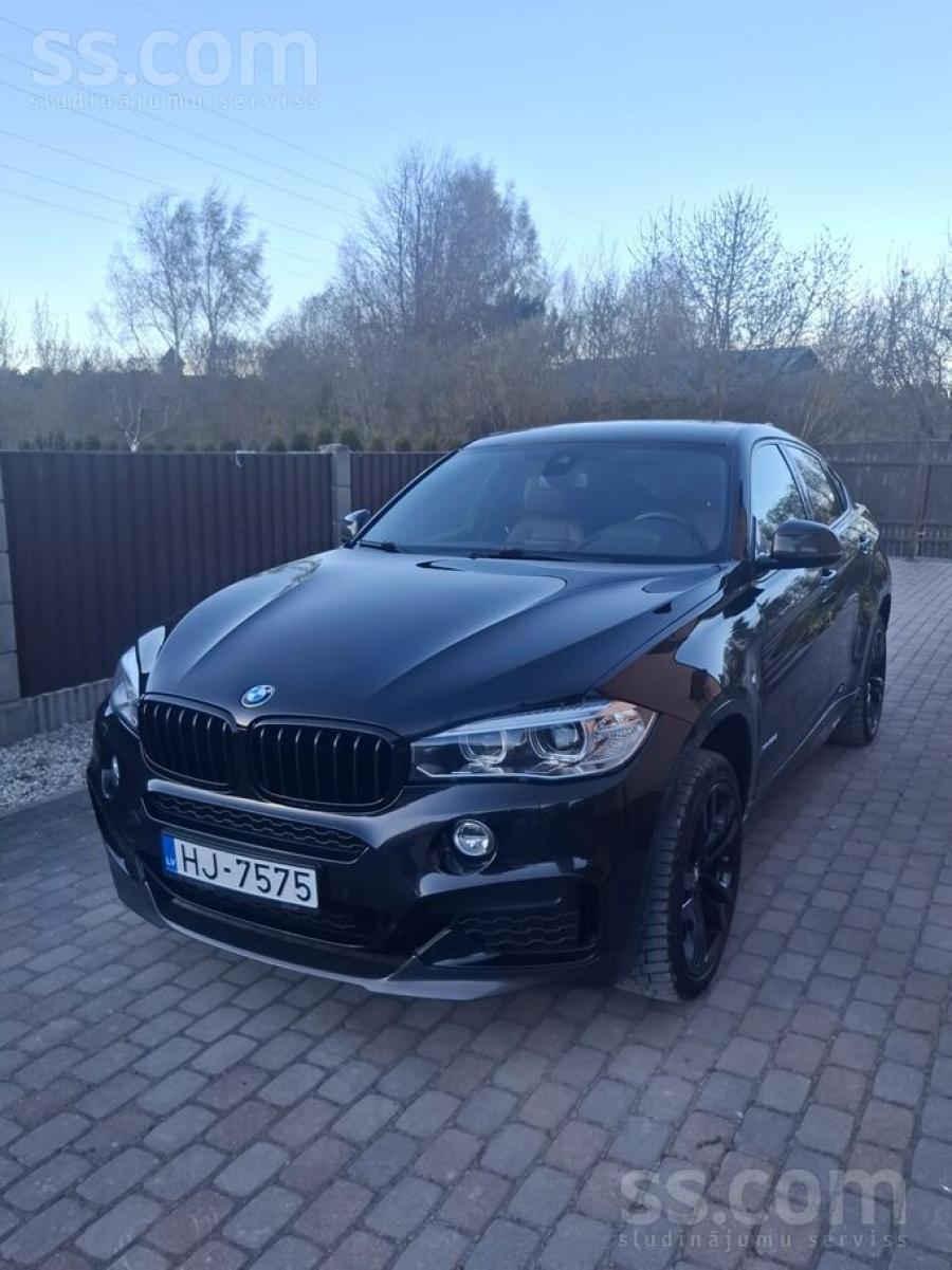 Melns BMW X6 2019 Rīga, ar dzinēja tilpumu 3.00 L un nobraukumu 150 tūkst. km par 35700 €, foto 1 vietnē AUTOMOTO.COM.LV