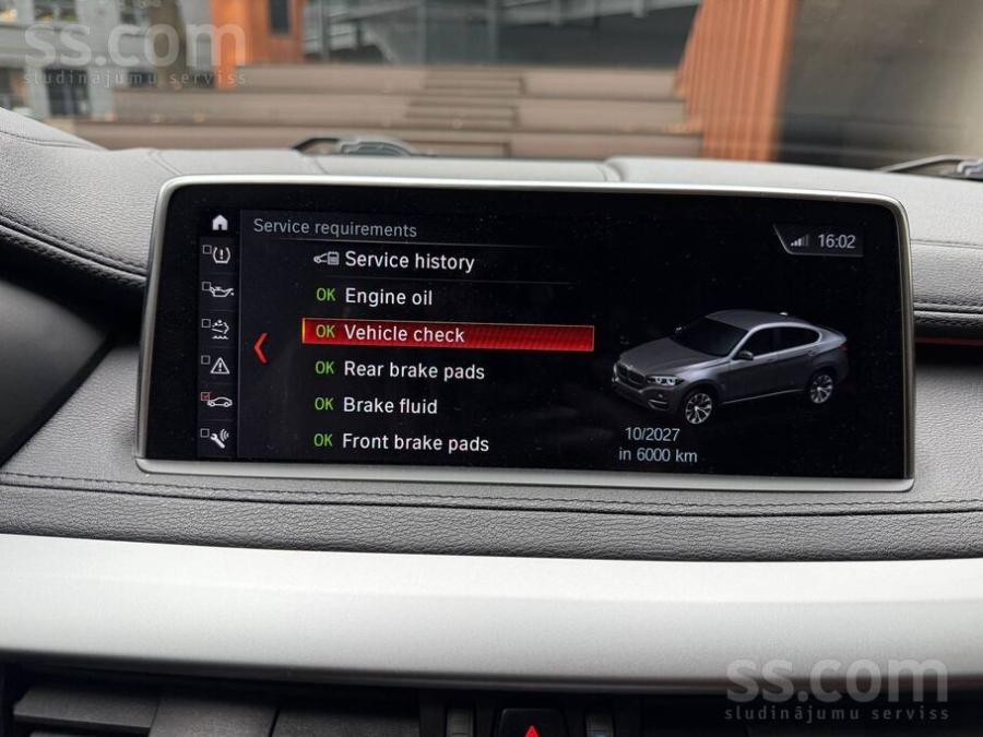 Melns BMW X6 2019 Rīga, ar dzinēja tilpumu 3.00 L un nobraukumu 139 tūkst. km par 26200 €, foto 10 vietnē AUTOMOTO.COM.LV
